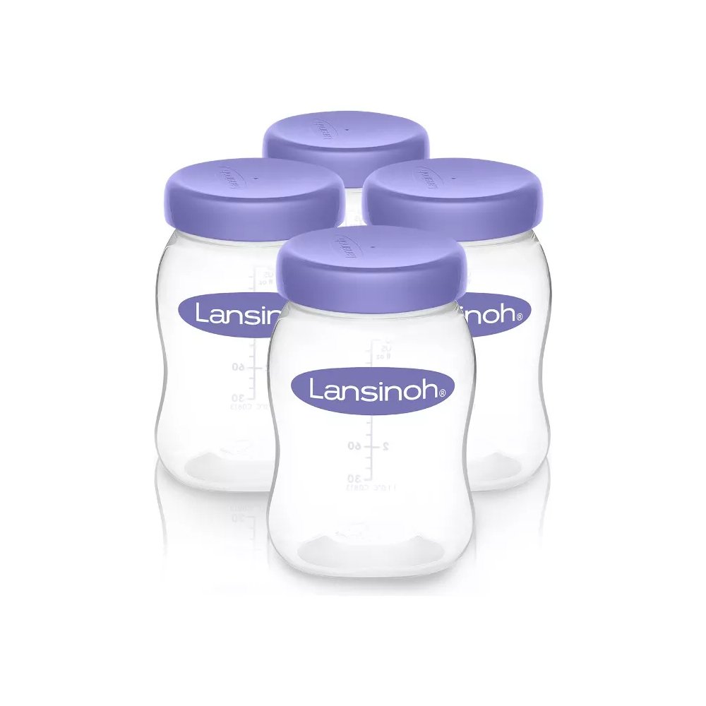 Botellas para leche Lansinoh 160ml 4 uns – Motherna